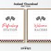 Welcome Racers, Refueling Station Sign, Racing Birthday Party Signs ...