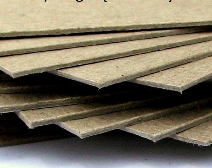 25 Heavyweight Recycled Kraft Chipboard Sheets - Etsy