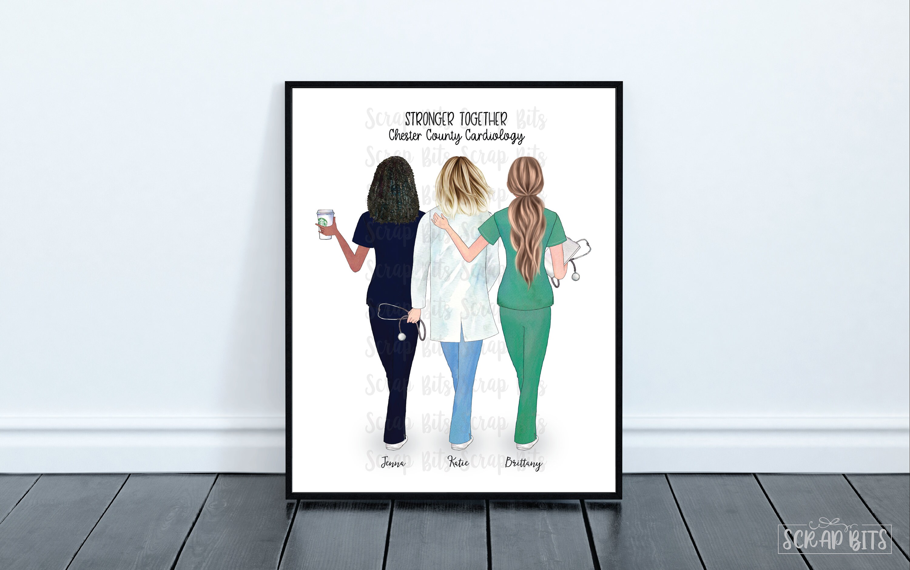 Nurse Print Nurse Friend Gift Female Nurse Friends Print . - Etsy
