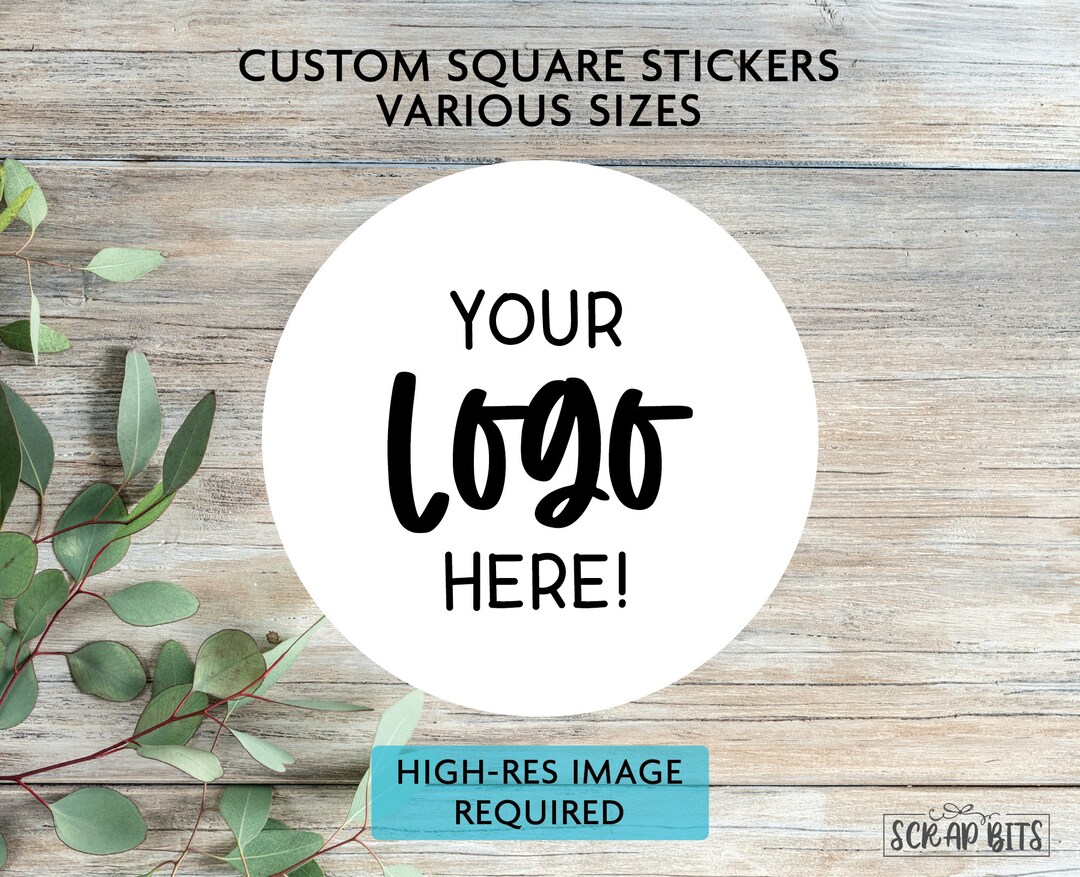 Round Logo Stickers Custom Stickers Circle Labels . 3 Sizes - Etsy