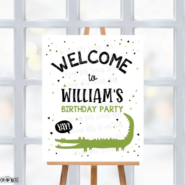 Alligator Welcome Sign - Etsy