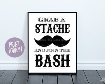 Stache Bash Party - Etsy