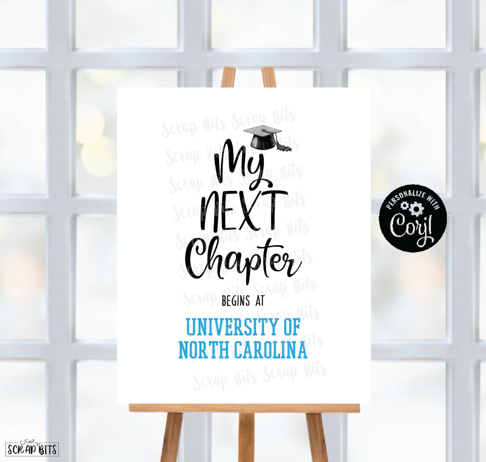 EDITABLE Graduation Next Chapter Sign My Next Chapter College - Etsy