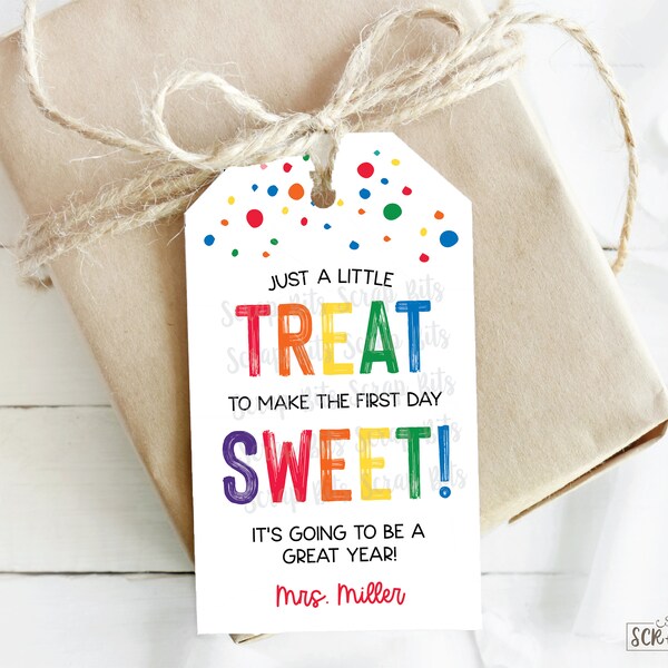 Teacher Treat Tag - Etsy