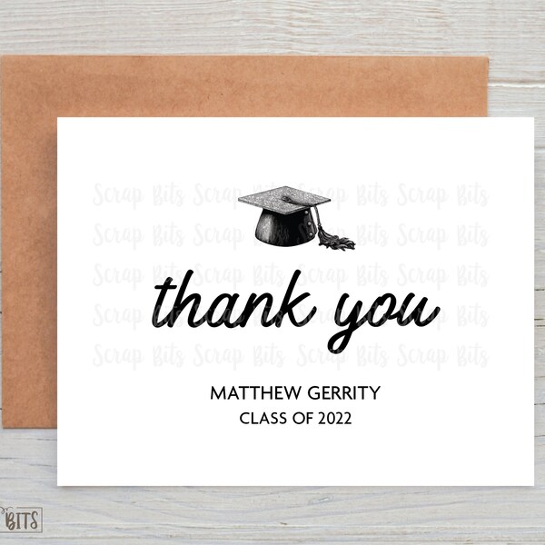 Single Thank You Cards - Etsy