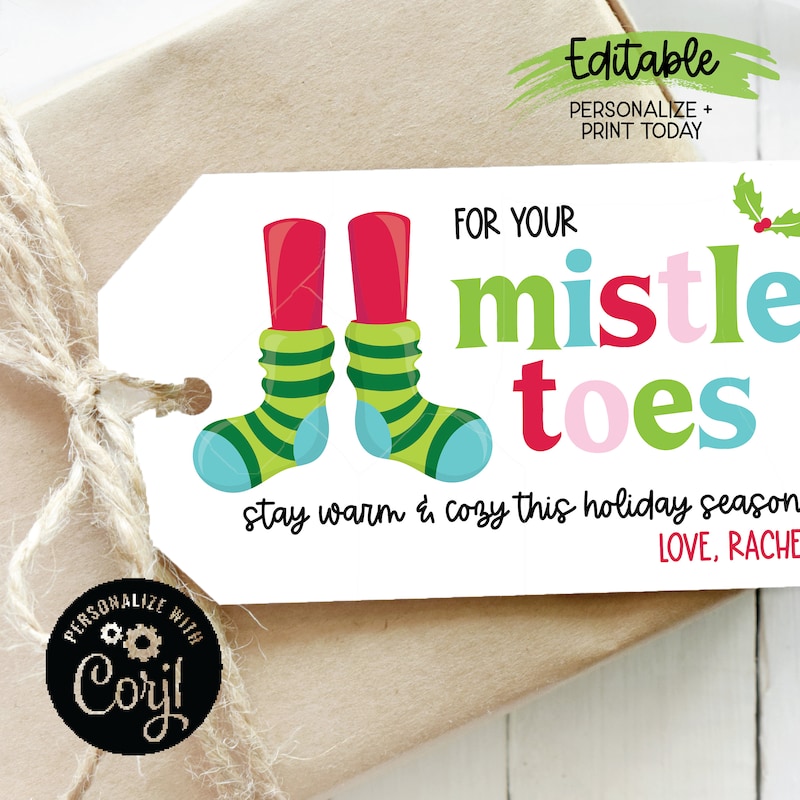 Christmas Sock Gift Tag - 60+ Gift Ideas for 2025