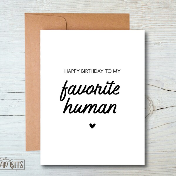 My Favorite Human - Etsy