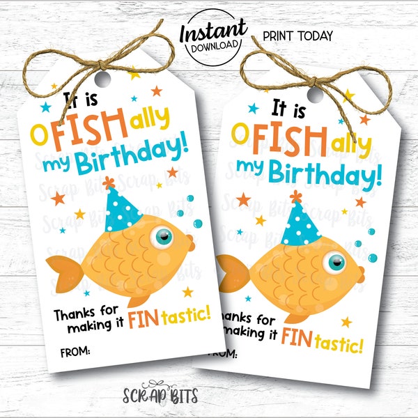 Goldfish Birthday - Etsy
