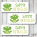 Personalized Name Labels Smiling Frog Labels School Labels - Etsy