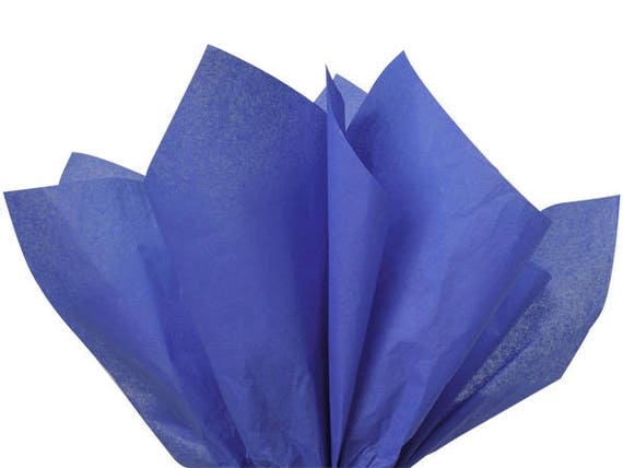 Sapphire Blue Tissue Paper Royal Blue Tissue Paper . 20 X 30 | Etsy