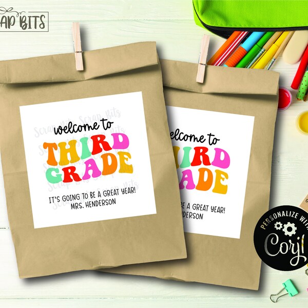 Welcome Bag Tags - Etsy