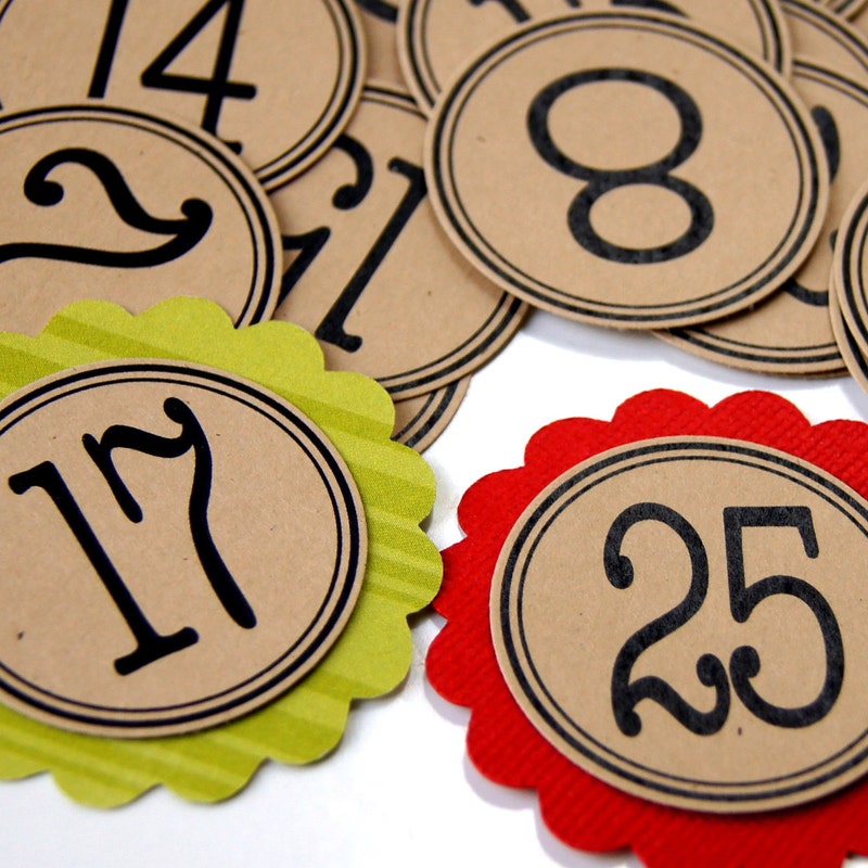 Number Tags - Etsy