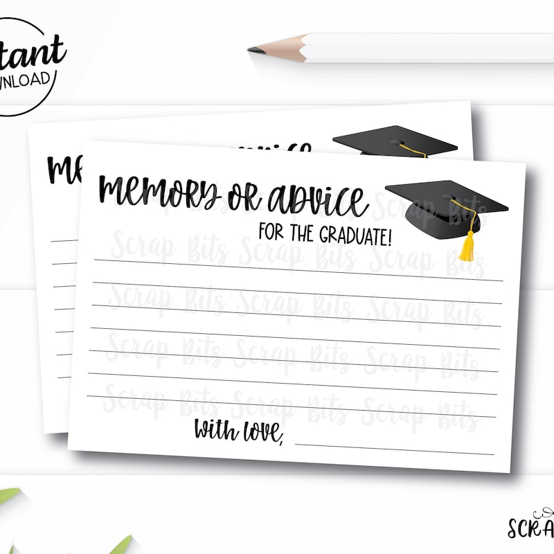 Graduation Advice Cards - Etsy