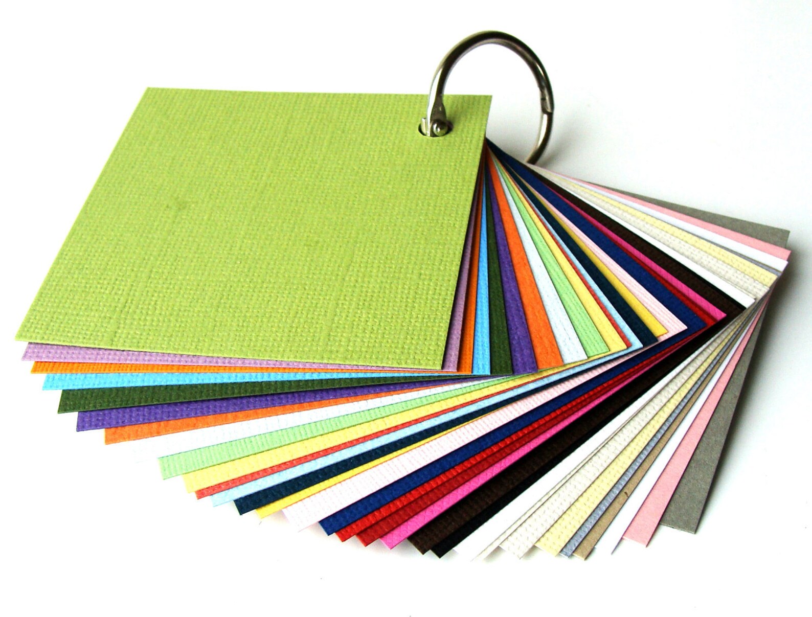 Cardstock Color Swatchbook Sample Set . Cardstock Color Chart - Etsy