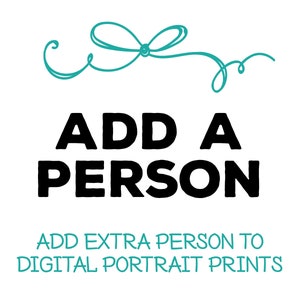 Add an Extra Person to Personalized Portrait Prints - Etsy