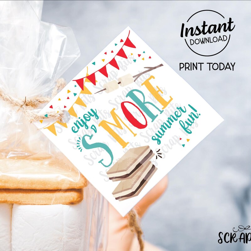 Smores Tag - Etsy