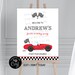 EDITABLE Welcome Sign Template, Printable Racing Party Welcome Sign ...