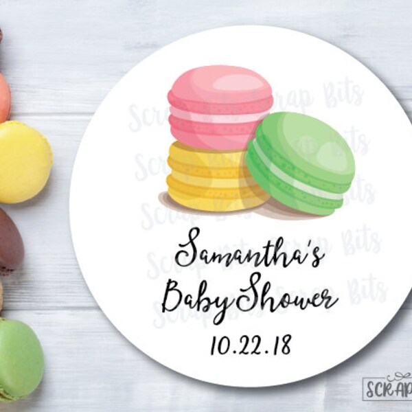 French Macaron Favor - Etsy