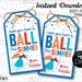 EDITABLE Printable End of Year Tags, Hope Your Have A Ball This Summer ...