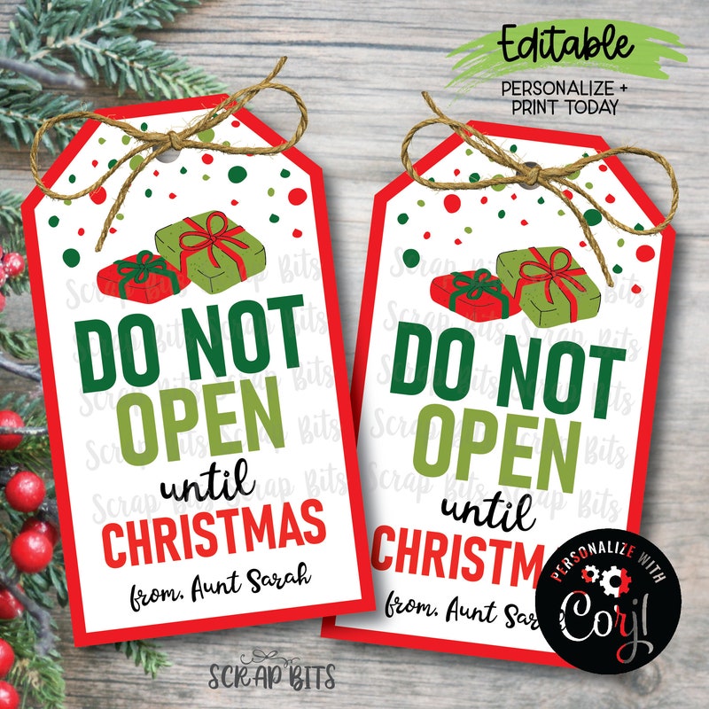 Do Not Open Until - Etsy