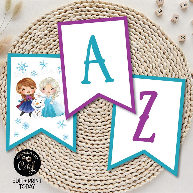 Frozen Banner - Etsy