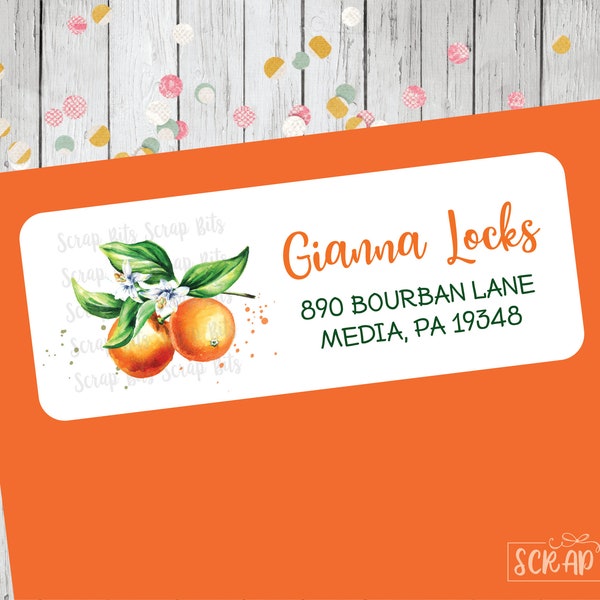 Orange Labels - Etsy