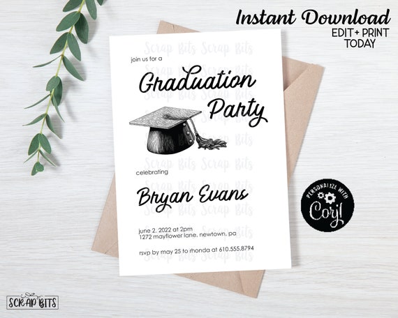 College Graduation Invitations Wording
