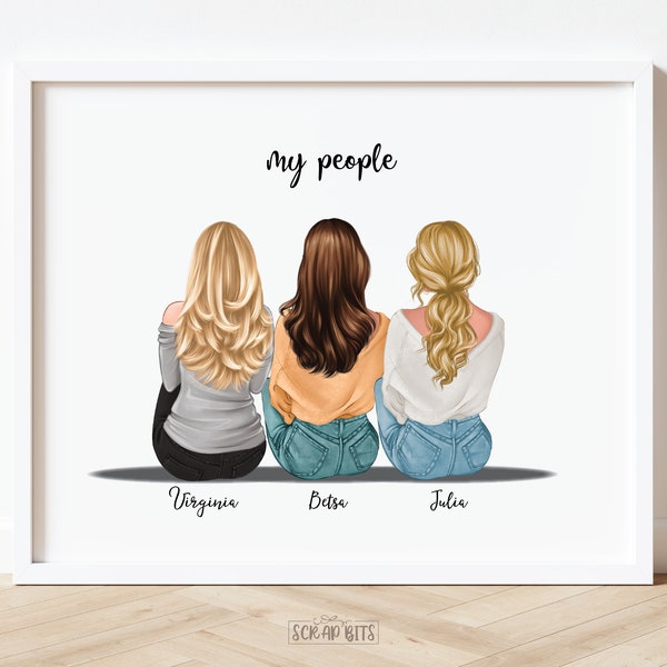 Best Friends Trio - Etsy