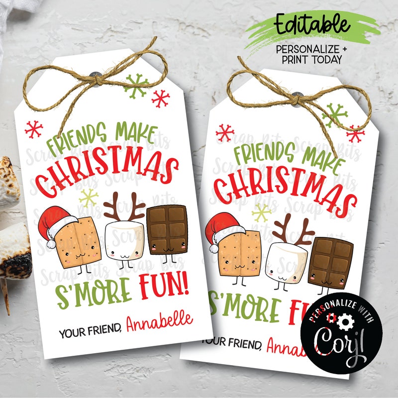 Christmas Treat Tags - Etsy