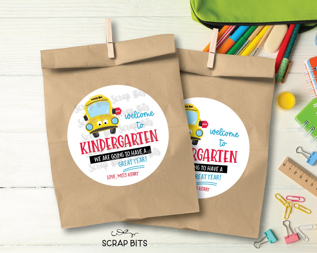 Back to School Stickers, Welcome to Kindergarten or Any Grade ...