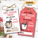 Christmas Hot Cocoa Tags, Hot Chocolate Treat for Someone Sweet Tag ...