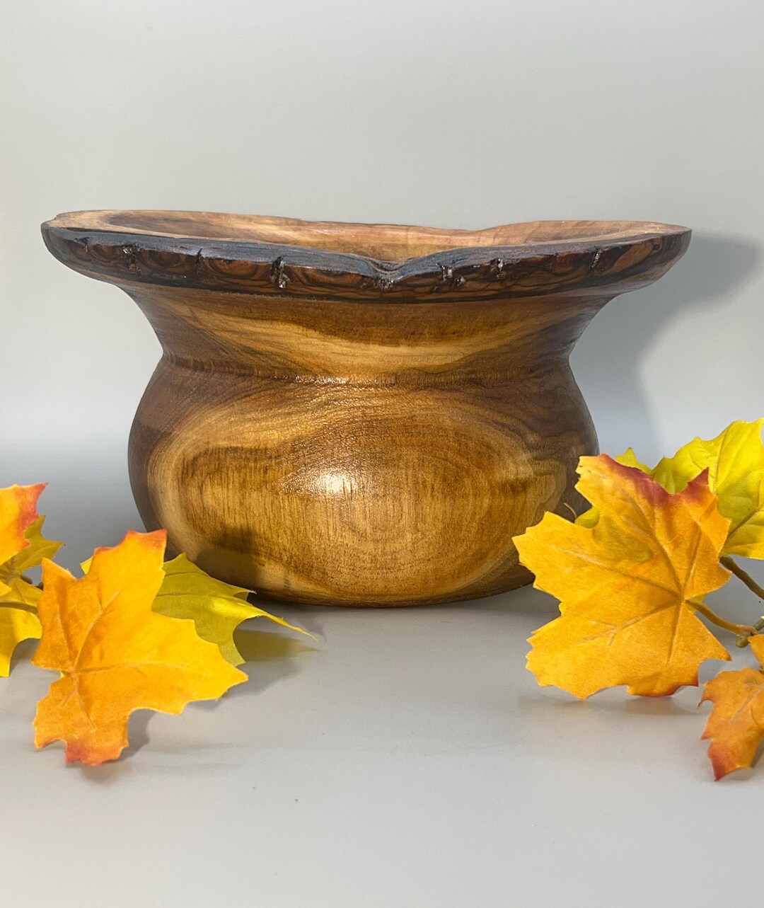 Hand Turned Wood Vase - Etsy