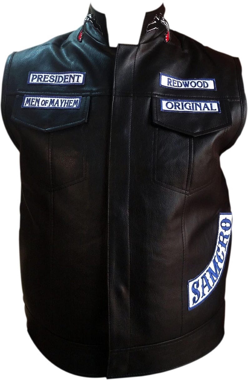 Sons of Anarchy, Jax Teller Club Vest, Vintage Club Vest, Highway Biker ...