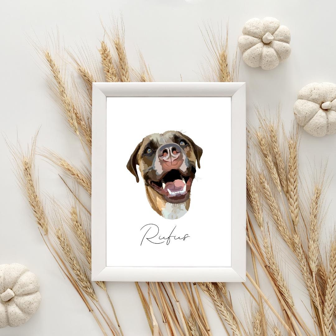 Custom Pet Prints | Hand-crafted Ink Portraits of Your Beloved Fur ...