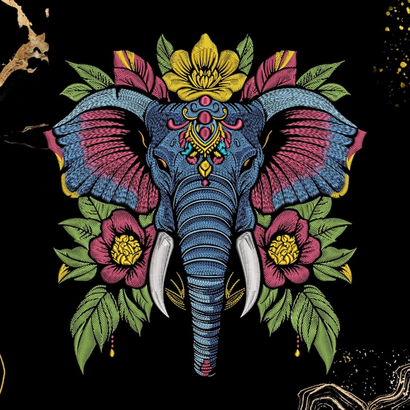 Mandala Elephant Tote Bag - Etsy