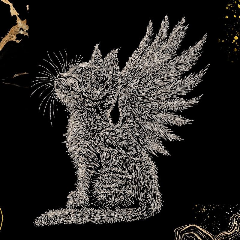 Angel Cat - Etsy