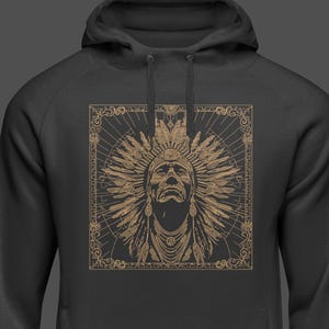 Native American Chief Machine Embroidery Designs - Tribal Embroidery ...