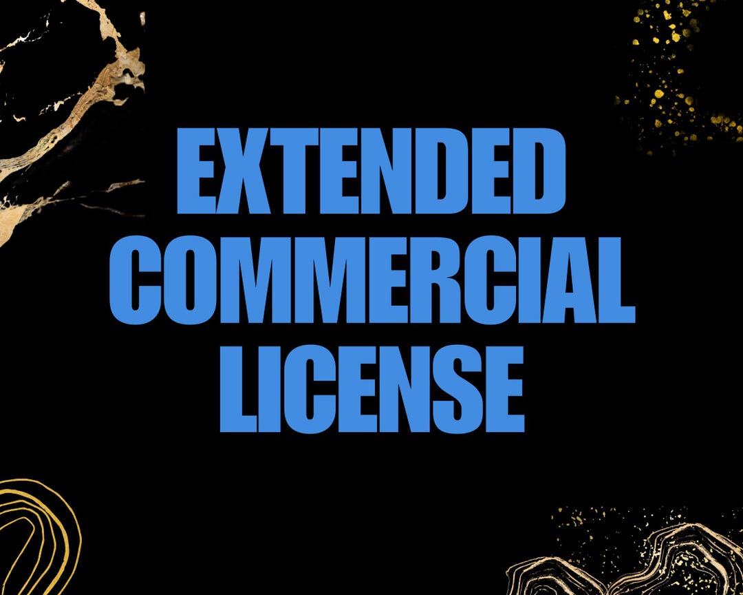 Extended Commercial License – Unlimited Physical Production (up to 15 ...