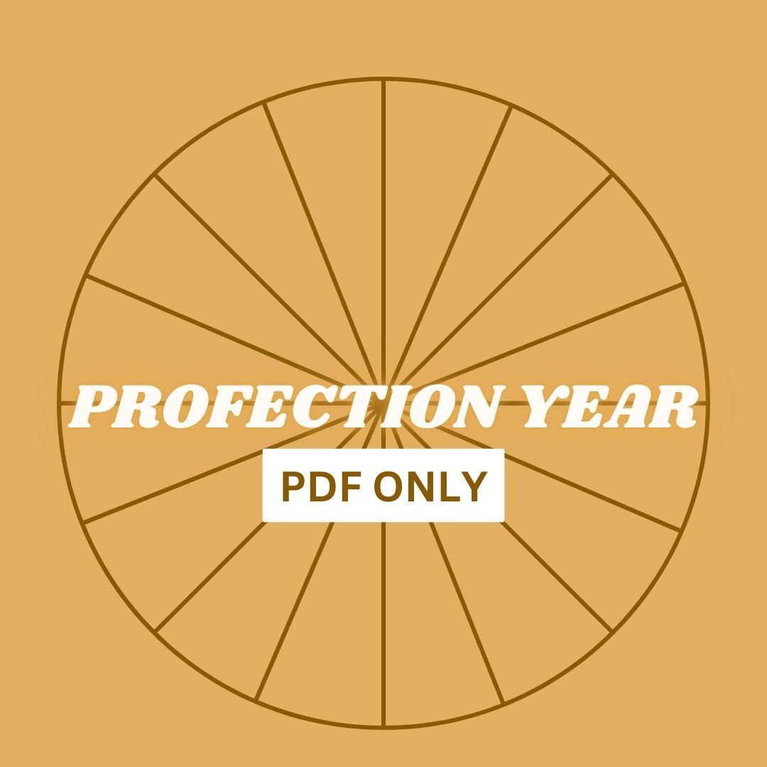 Profection Year (birth Day Reading) - Etsy
