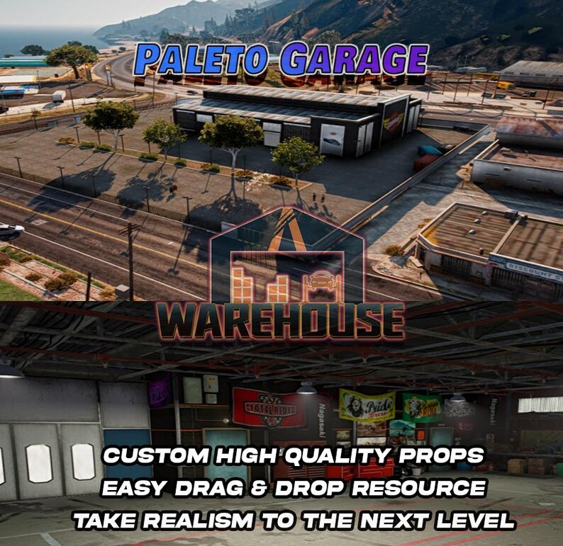 GTA V: Paleto Garage | Custom Props | Fivem Ready | Optimized | High ...
