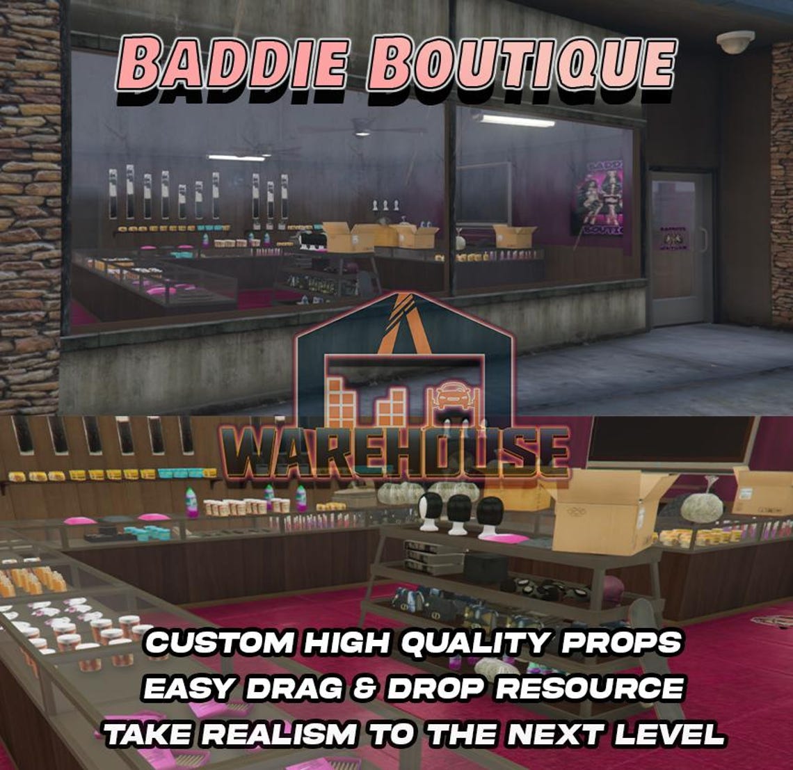 GTA V: Baddie Boutique | Custom Props | Fivem Ready | Optimized | High ...