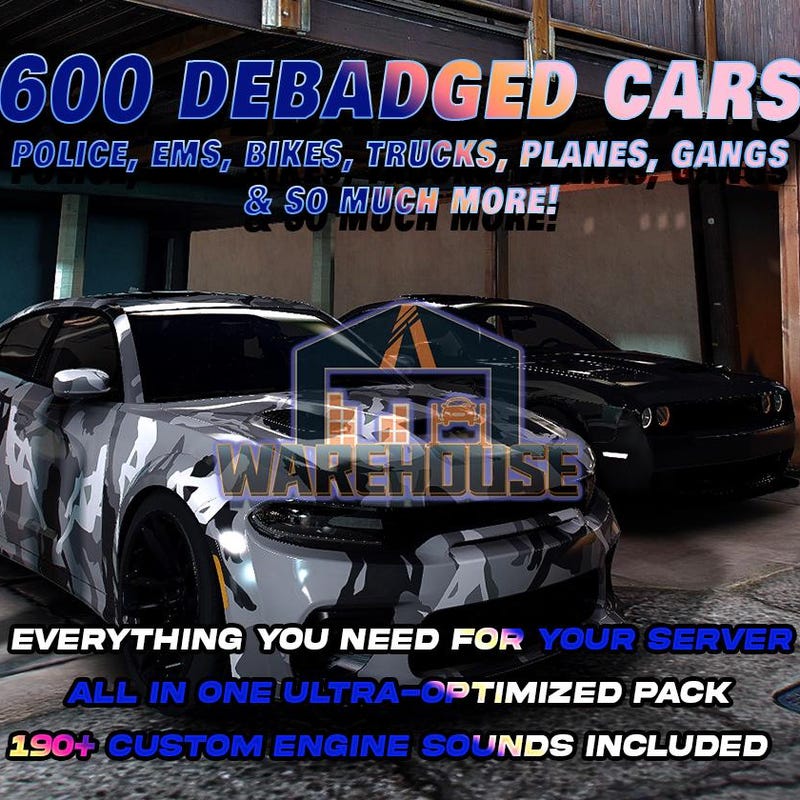 Debadged Fivem Car Packs - Etsy