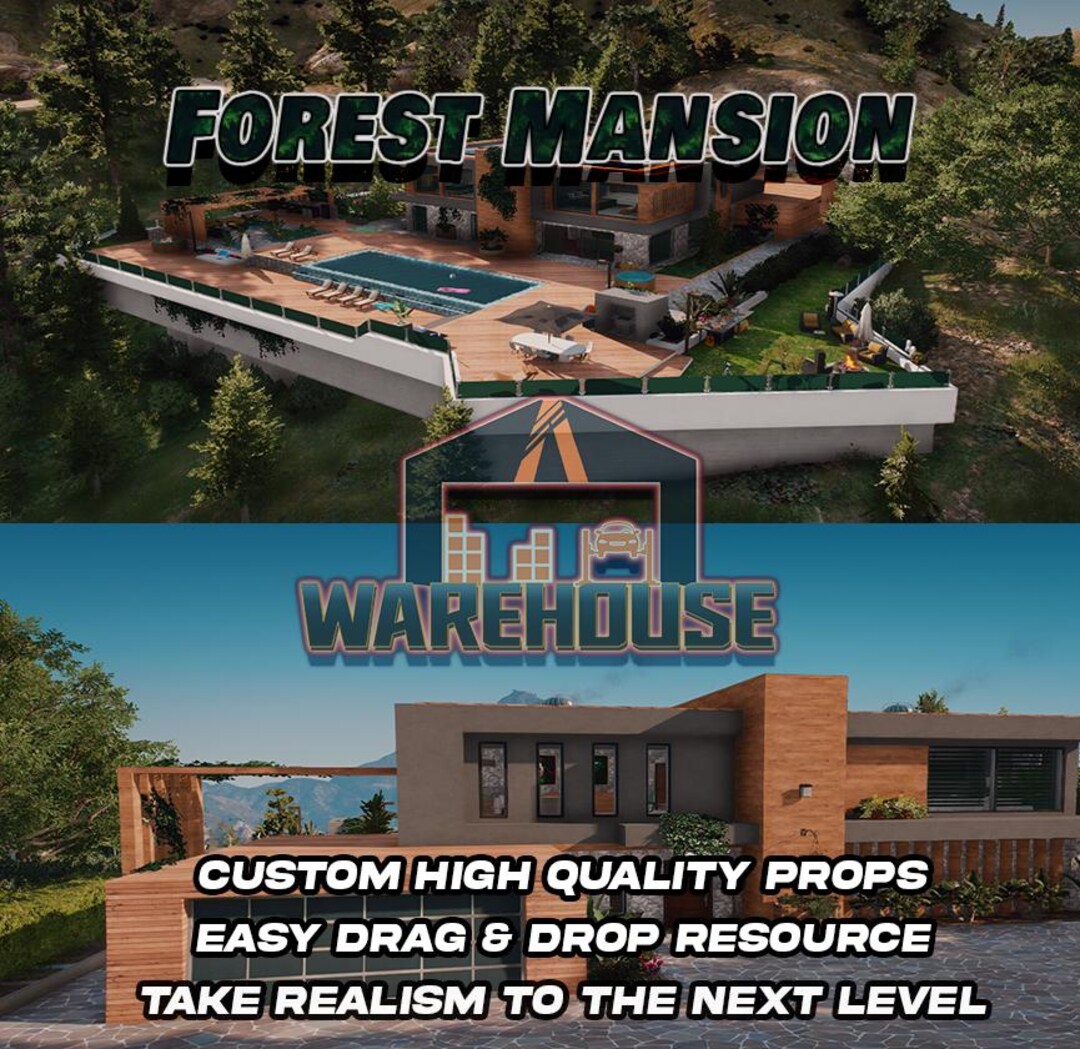 Buy GTA V: Forest Mansion | Custom Props | Fivem Ready | Optimized ...