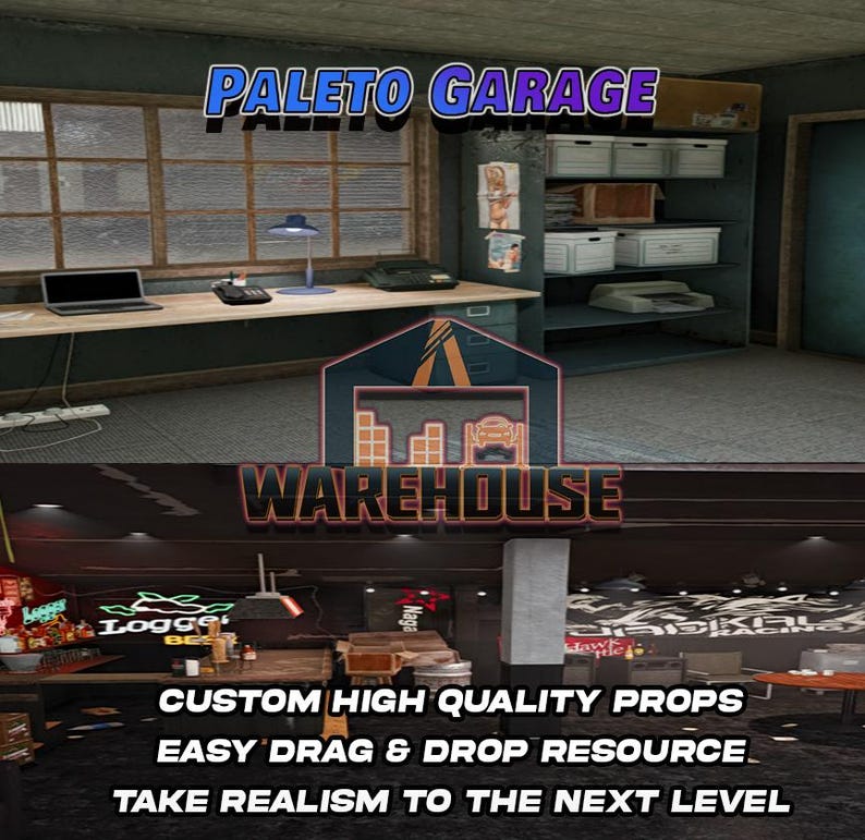 GTA V: Paleto Garage | Custom Props | Fivem Ready | Optimized | High ...