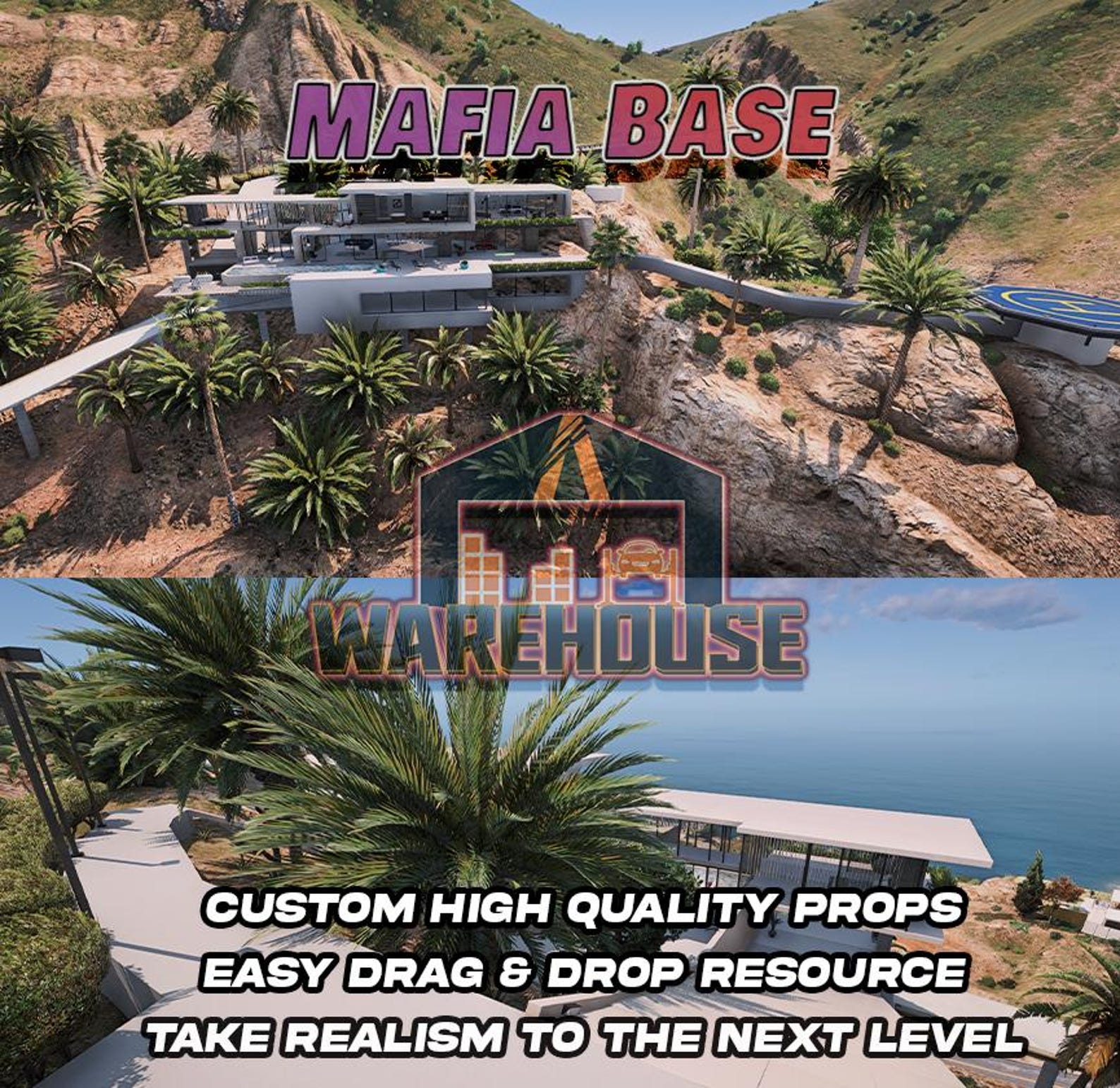 GTA V: Mafia Base | Custom Props | Fivem Ready | Optimized | High ...