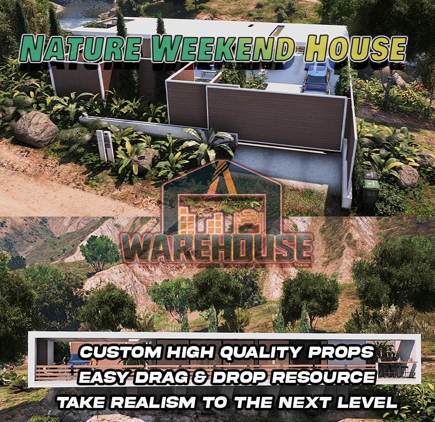 GTA V: Nature Weekend House Custom Props Fivem Ready Optimized High ...