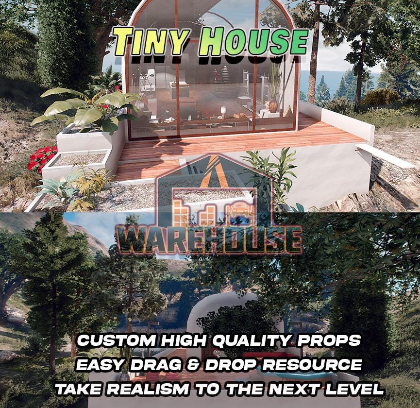 GTA V: Tiny House | Custom Props | Fivem Ready | Optimized | High ...