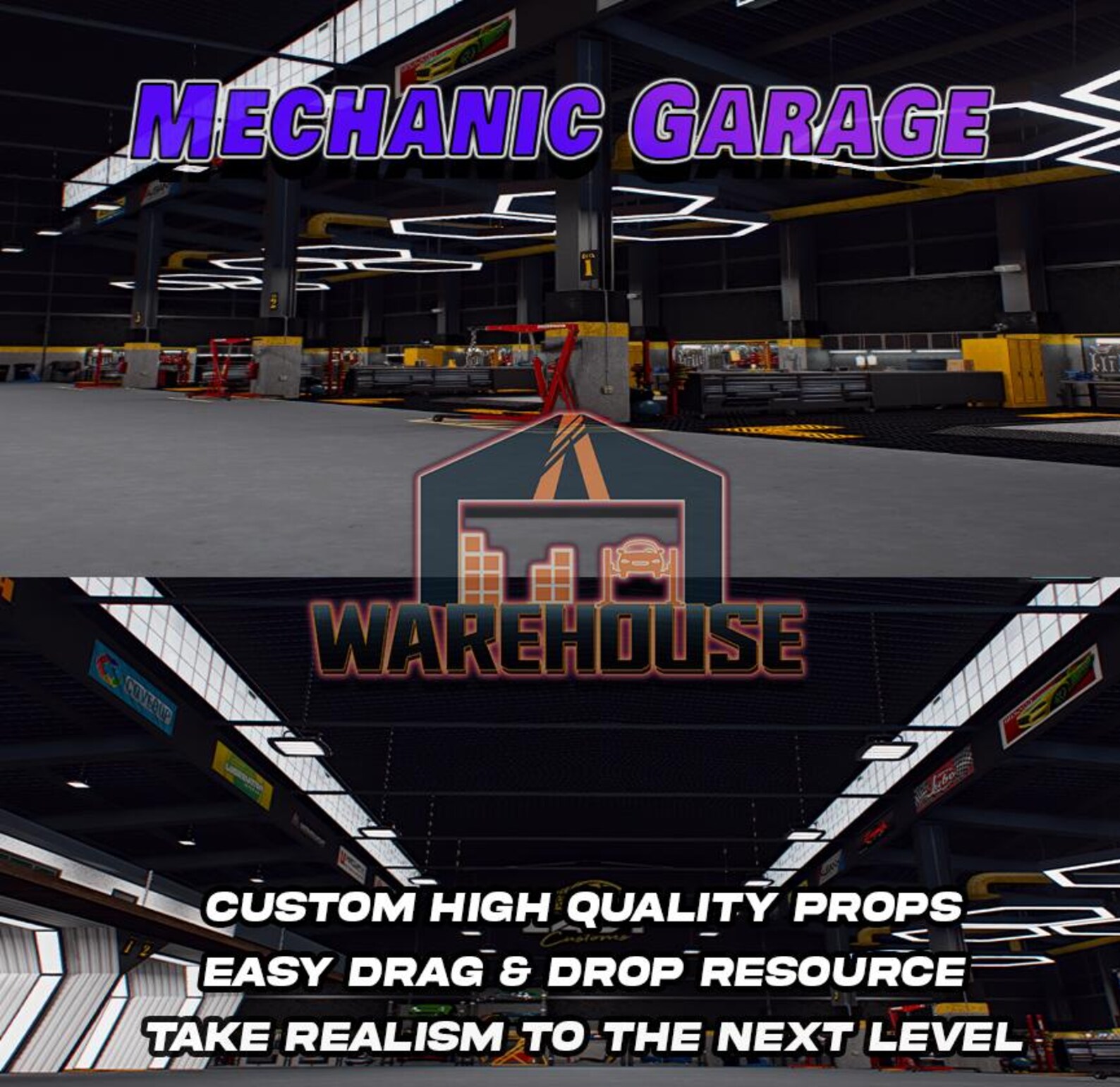 GTA V: Mechanic Garage | Custom Props | Fivem Ready | Optimized | High ...