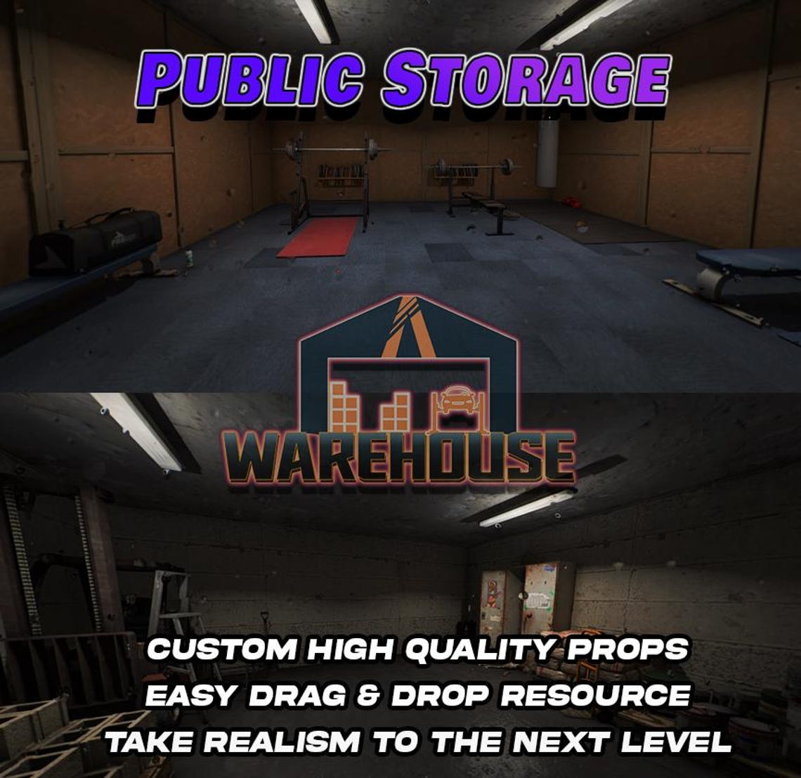 GTA V: Public Storage Custom Props Fivem Ready Optimized High Quality ...