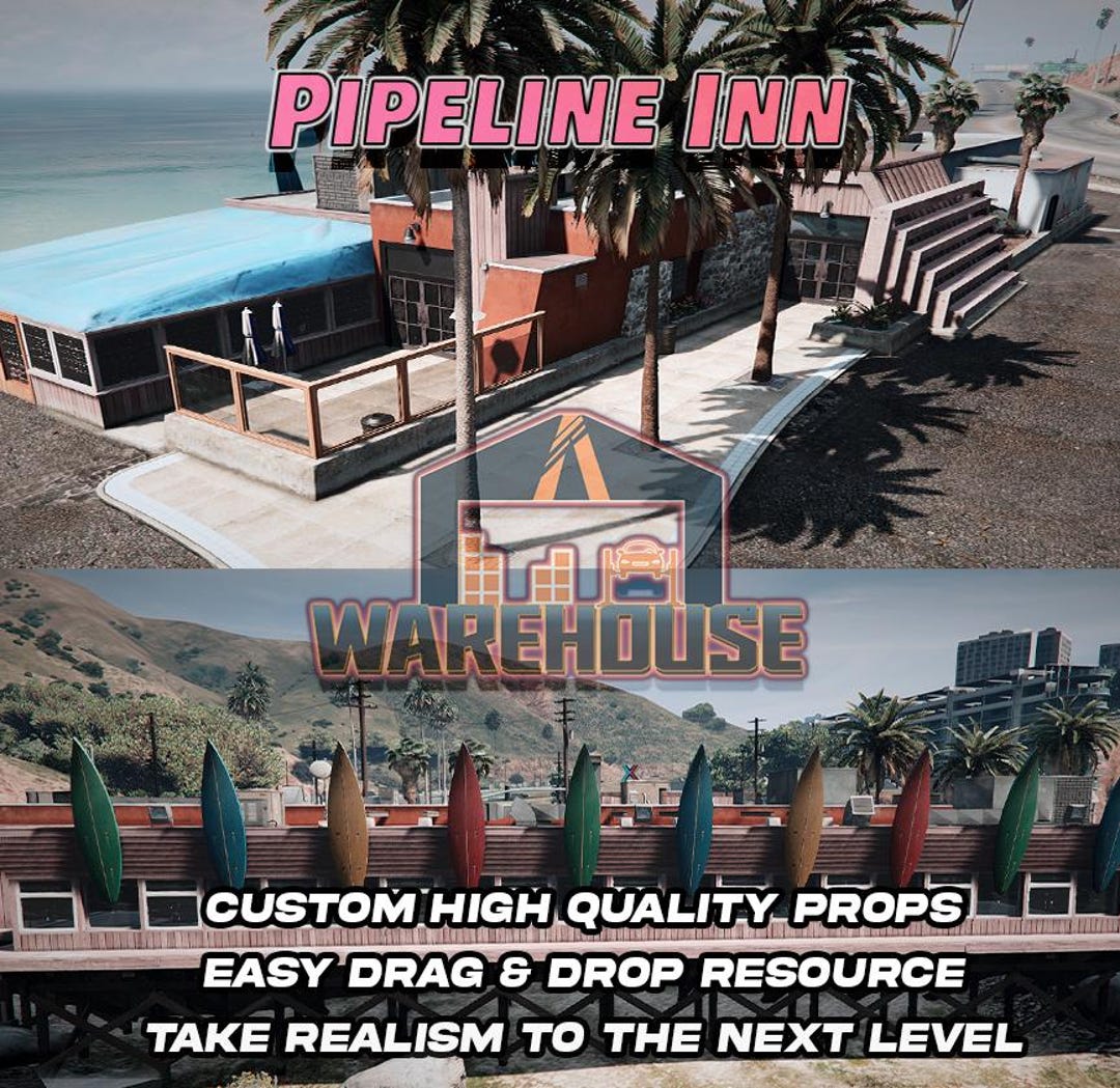 GTA V: Pipleline Inn | Custom Props | Fivem Ready | Optimized | High ...